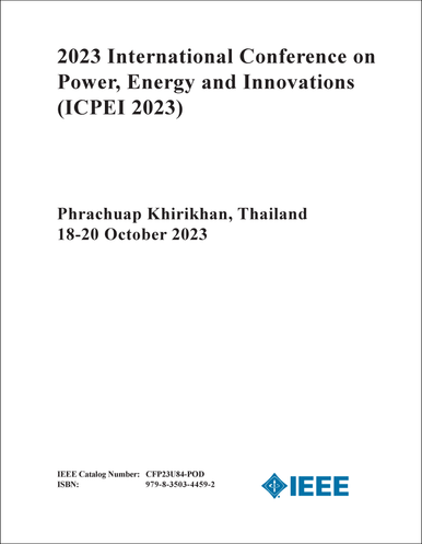 POWER, ENERGY AND INNOVATIONS. INTERNATIONAL CONFERENCE. 2023. (ICPEI ...