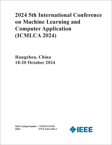 MACHINE LEARNING AND COMPUTER APPLICATION. INTERNATIONAL CONFERENCE ...