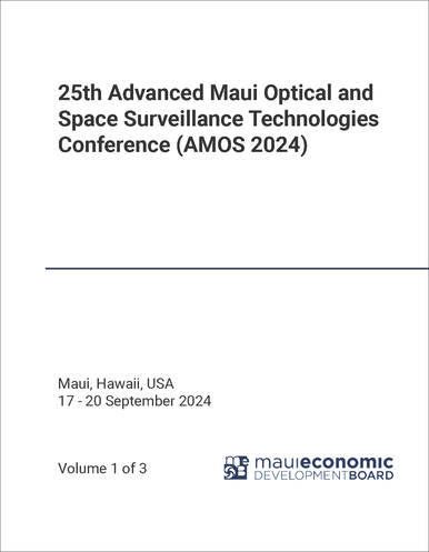 ADVANCED MAUI OPTICAL AND SPACE SURVEILLANCE TECHNOLOGIES CONFERENCE ...