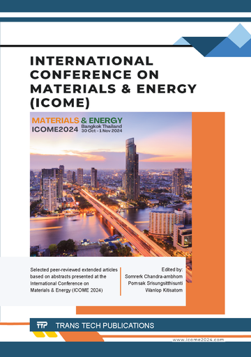 MATERIALS AND ENERGY. INTERNATIONAL CONFERENCE. 2024. (ICOME 2024 ...
