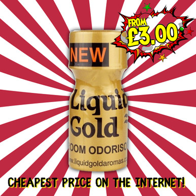 Liquid Gold Poppers 10ml - Cheapest Online