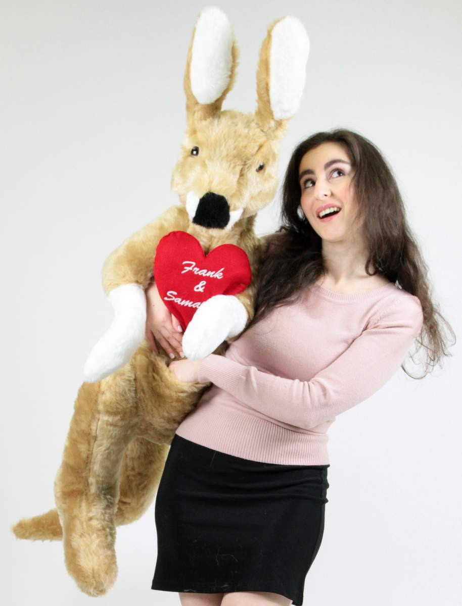 Custom Personalized Giant Stuffed Kangaroo 42 Inches 107 cm Soft, Your ...