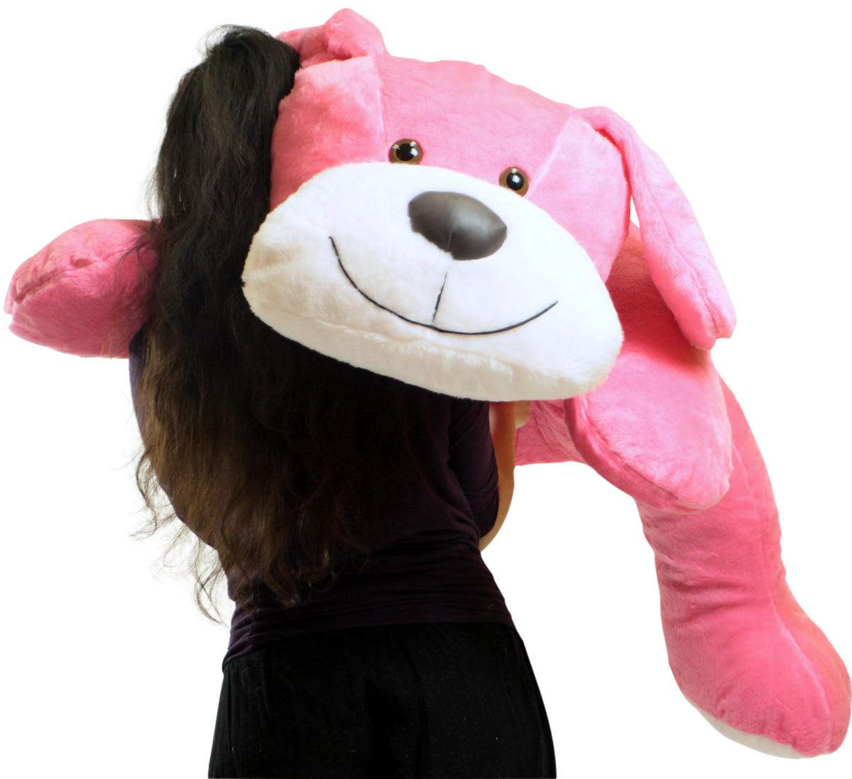 Pit Bull Stuffed Toy Pink