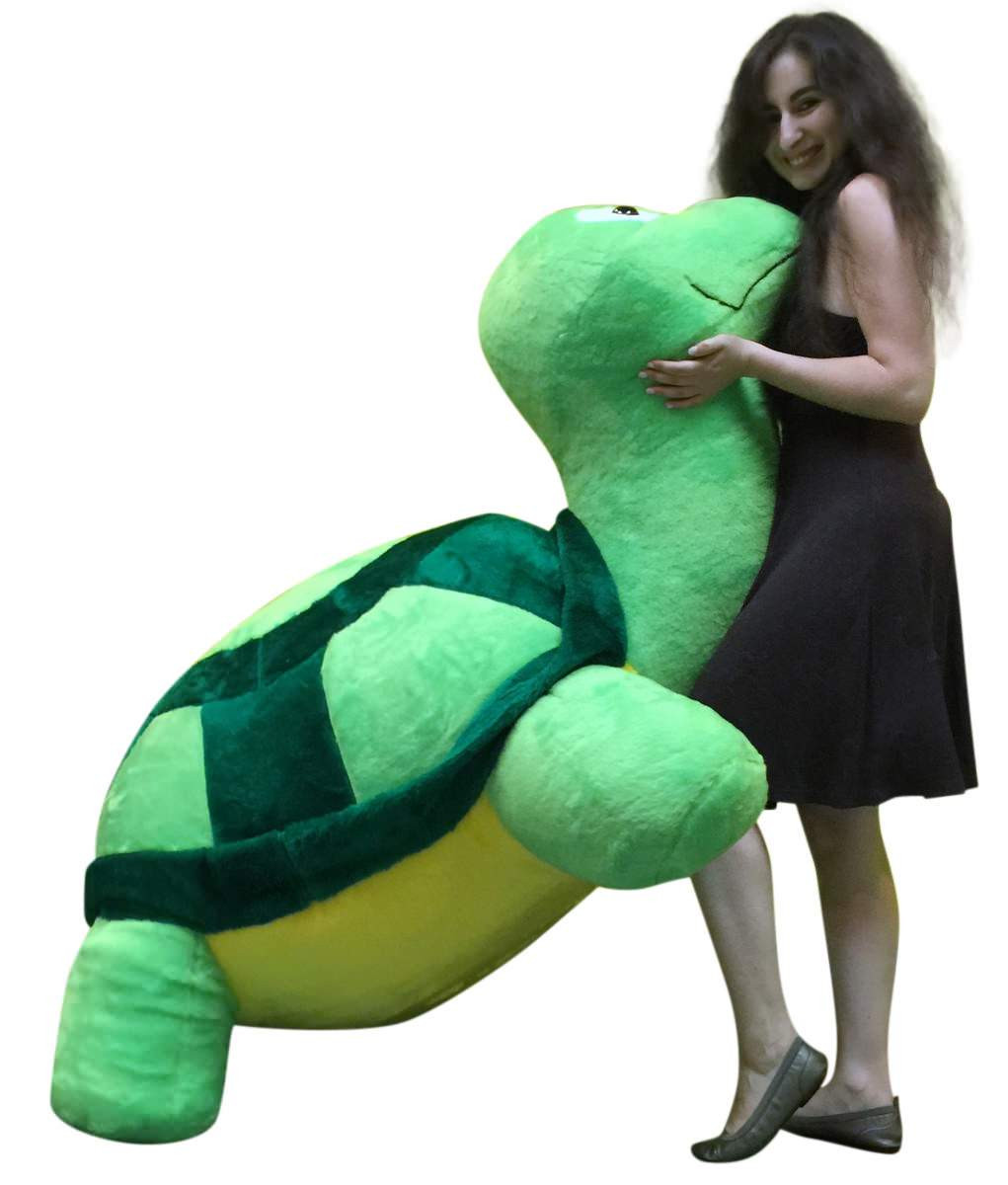 American Made Giant Stuffed Turtle 68 Inch Soft Extremely Large Plush ...