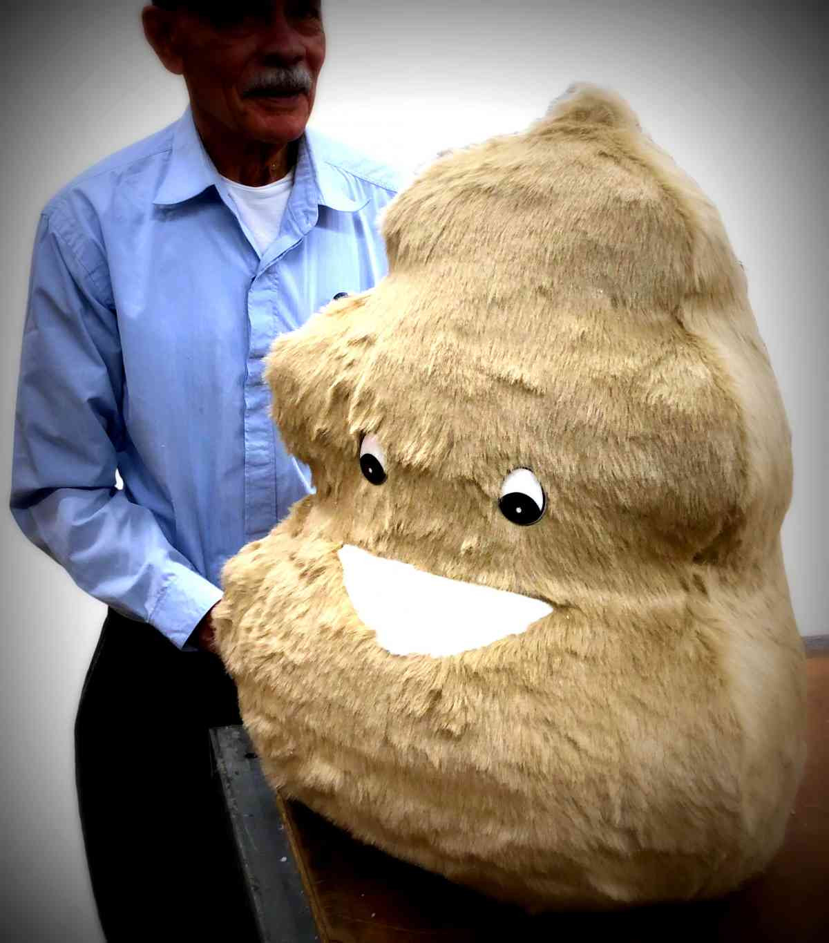 Giant Poop Plush Stuffed Emoji - 28 inches Weighs 10 pounds Soft Huge ...