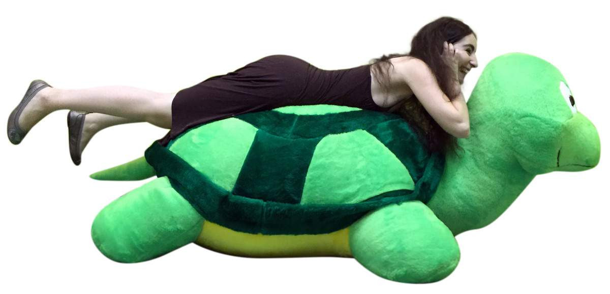 American Made Giant Stuffed Turtle 68 Inch Soft Extremely Large Plush ...