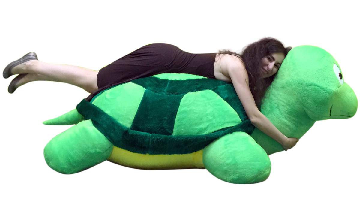 American Made Giant Stuffed Turtle 68 Inch Soft Extremely Large Plush ...