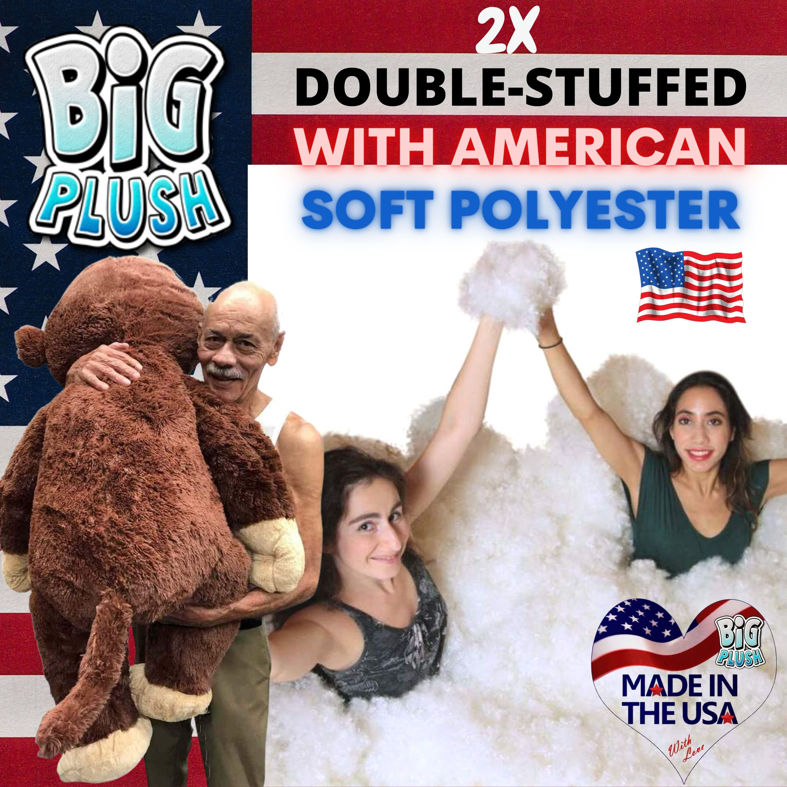 Big Plush® American Made Personalized Giant Teddy Bears and Large ...