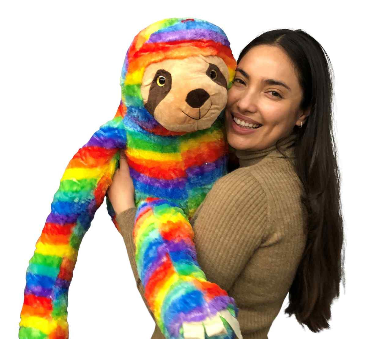 Giant Stuffed Sloth 7 Feet Tall 84 Inches Soft 213 cm Big Plush Huge ...