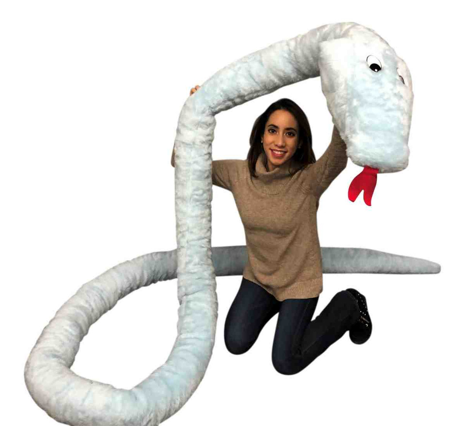 Big Plush American Made Huge Stuffed Snake 18 Feet Long Big Plush Sky ...