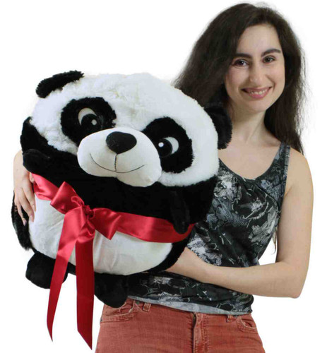 Big Plush Panda Smush Ball Soft 24 Inches Soft Stuffed Animal Plushie ...