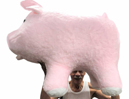 Big Plush® Giant Stuffed Pink Pig 32 Inches 81 cm Made in the USA - Big ...