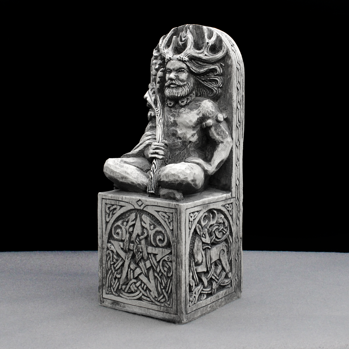 Wiccan Horned God Statue