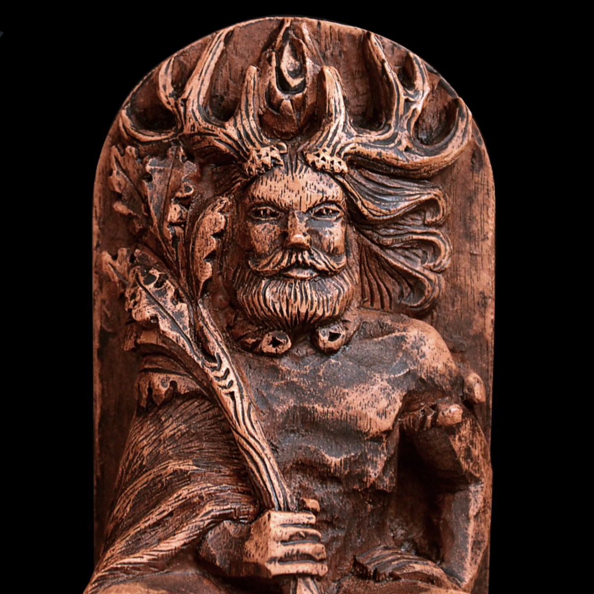 Seated God Statue