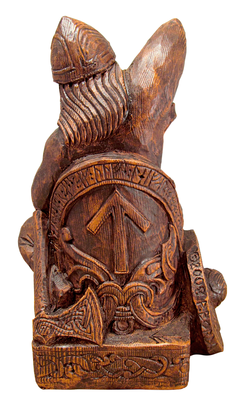Seated Tyr Statue