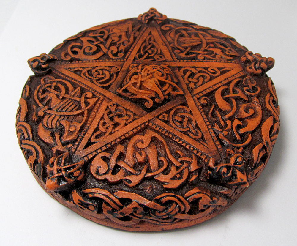 Celtic Knotwork Pentacle Plaque