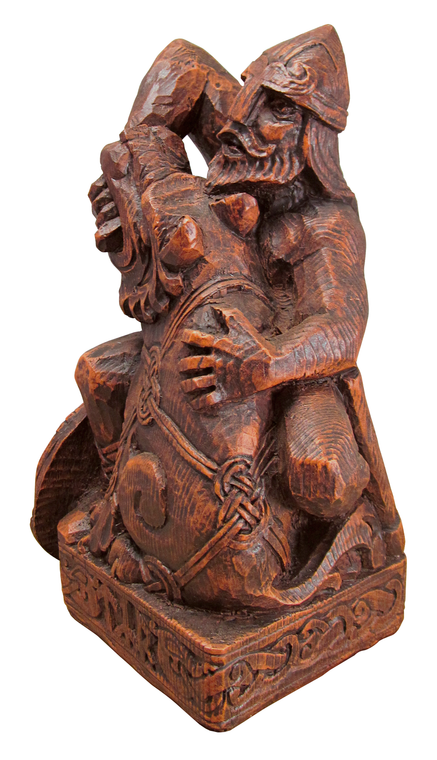 Seated Tyr Statue