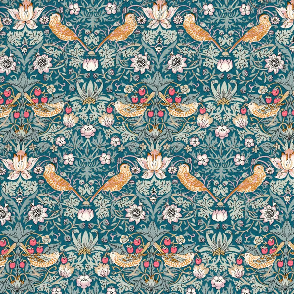Liberty Tana Lawn Fabric, Strawberry Thief P, per 1/2 yard - Hyggeligt ...