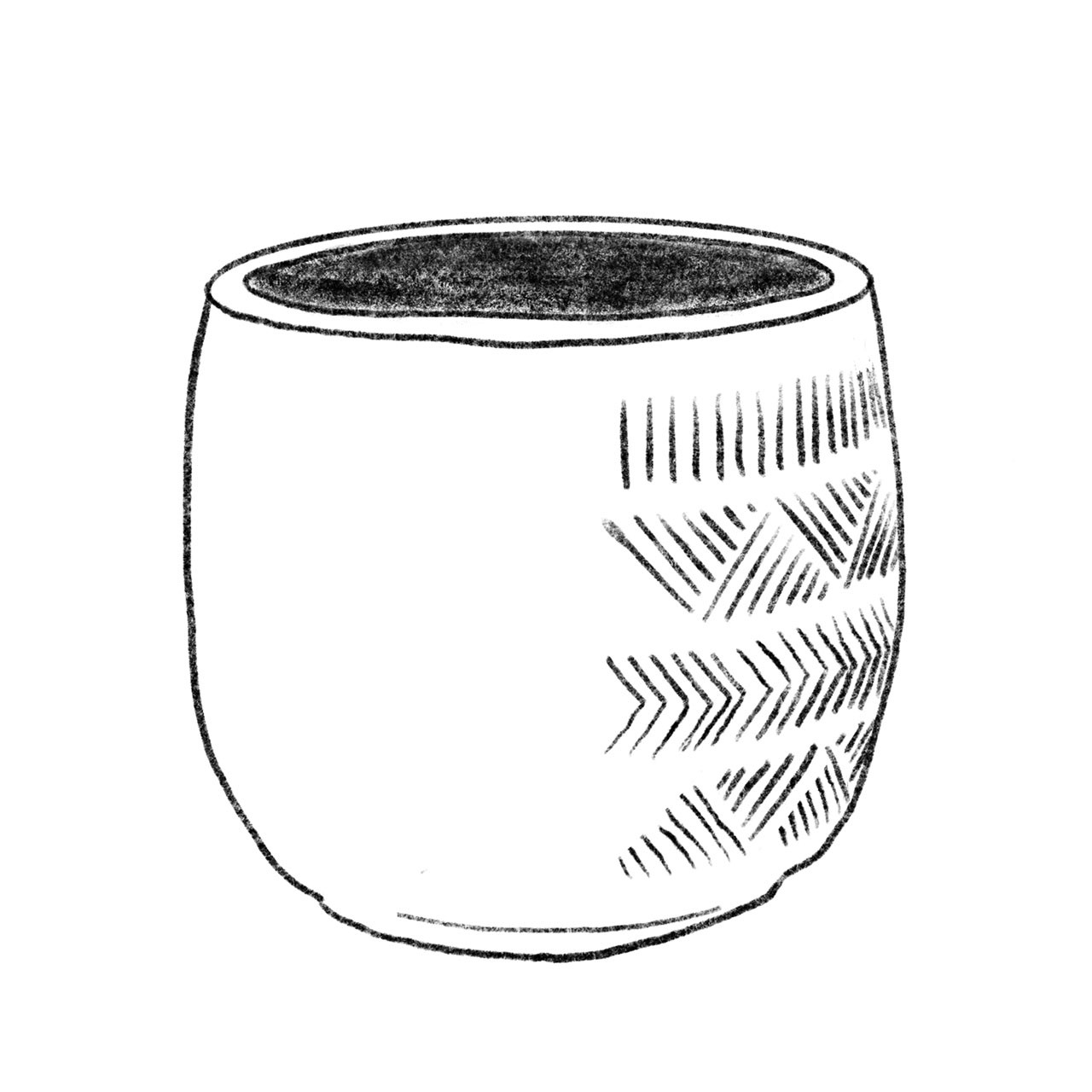 GeoLite Barrel Pot