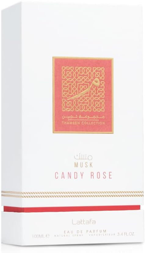LATTAFA MUSK CANDY ROSE THAMEEN COLLECTION EDP 3.4 U - Eastern Perfume LLC