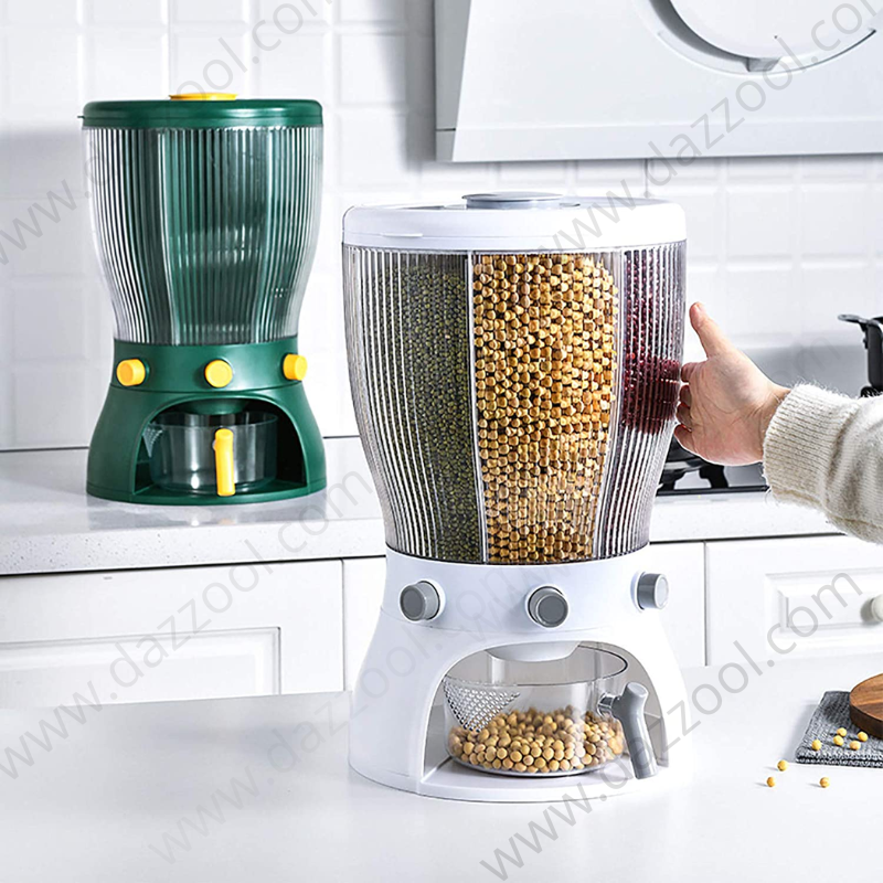Food Grain Storage Container Cereal Dispenser
