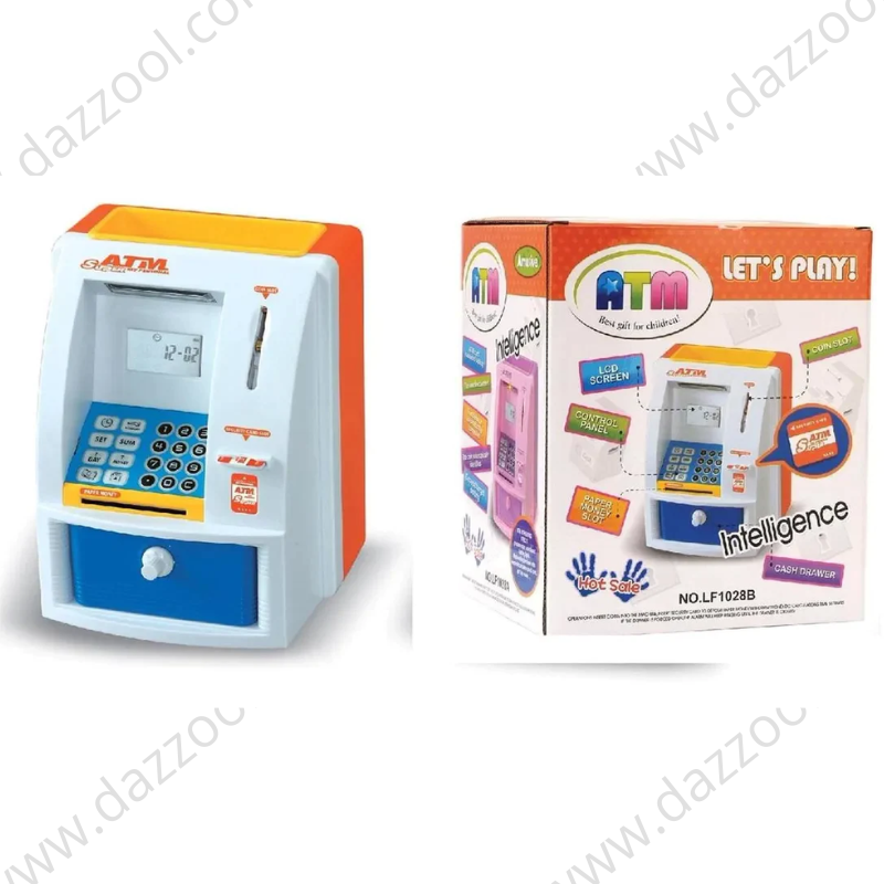 ATM cashier toy with light and sound