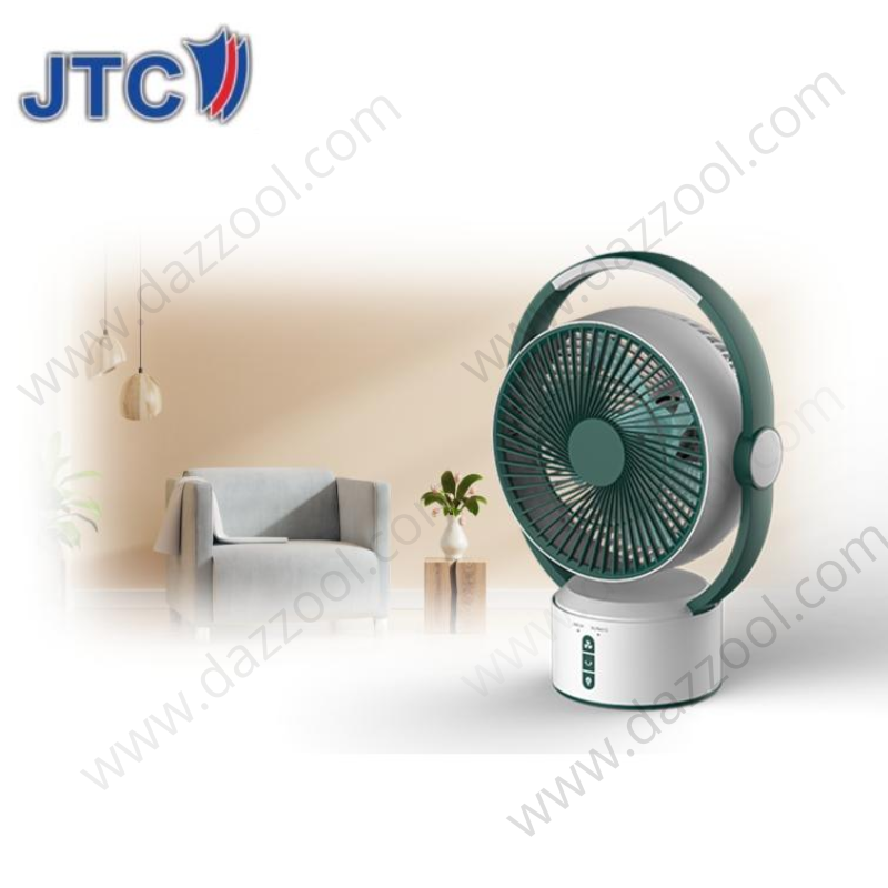JTC Rechargeable Table Fan 3-Speed JF-L2819