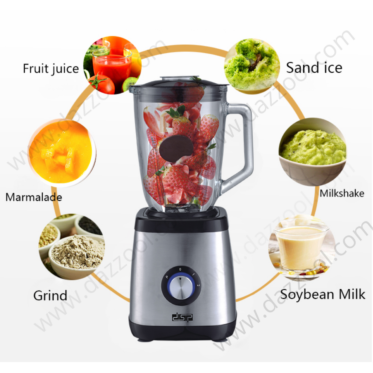 DSP 2 in 1 Blender & Grinder 350W KJ2003