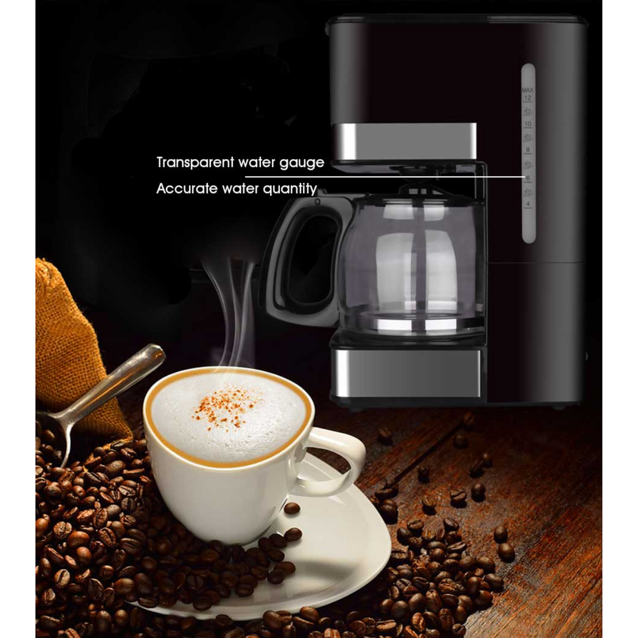 DSP Coffee Maker 800W KA3024