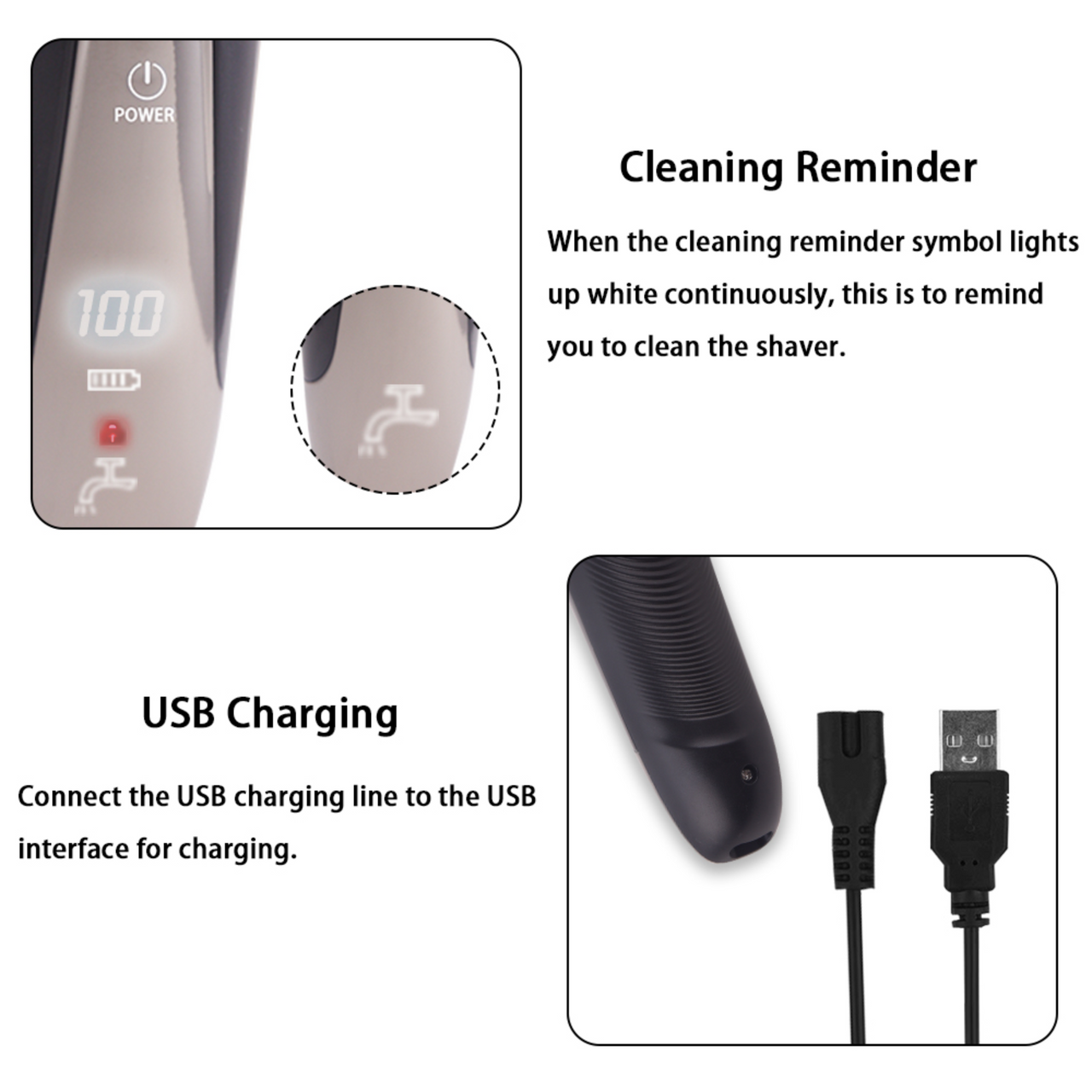 DSP Waterproof Rotary Shaver 60017