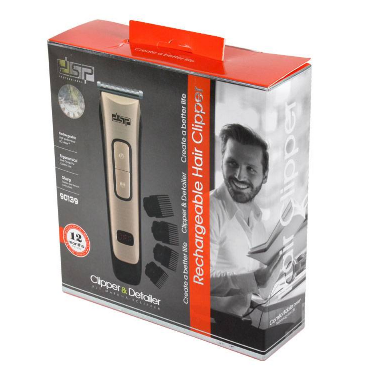 DSP Rechargeable Hair Clipper 90139