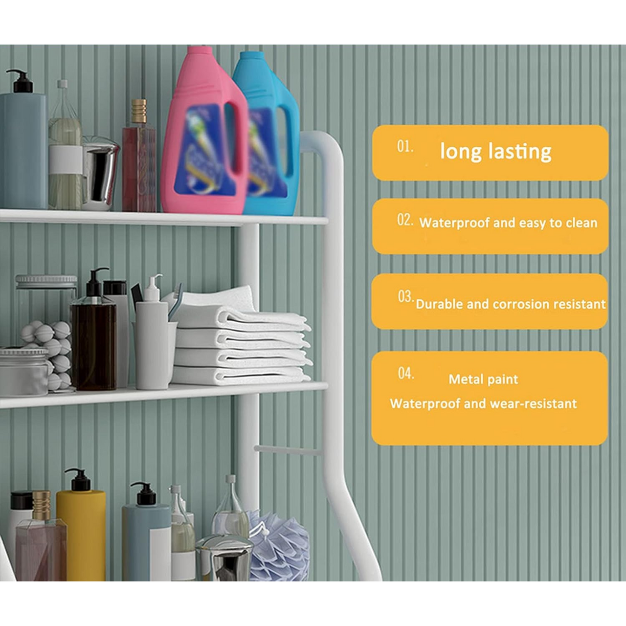 3 Layer Washing Machine Rack