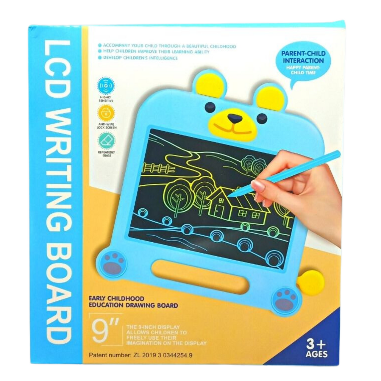 LCD Writing Board 9" Bear Modeling 3+
