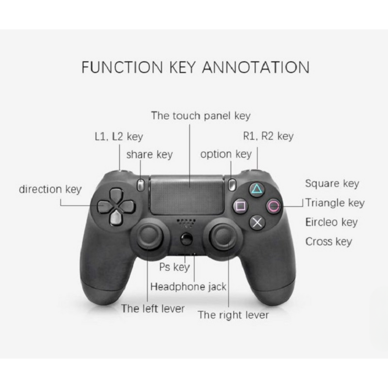 Double Motor Vibration 4 Wireless Controller