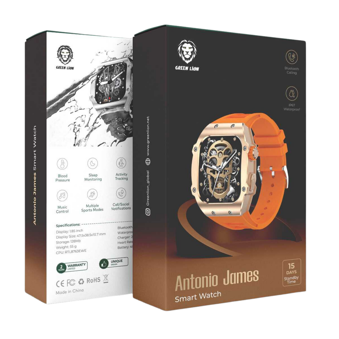 Green Lion Antonio James Smart Watch