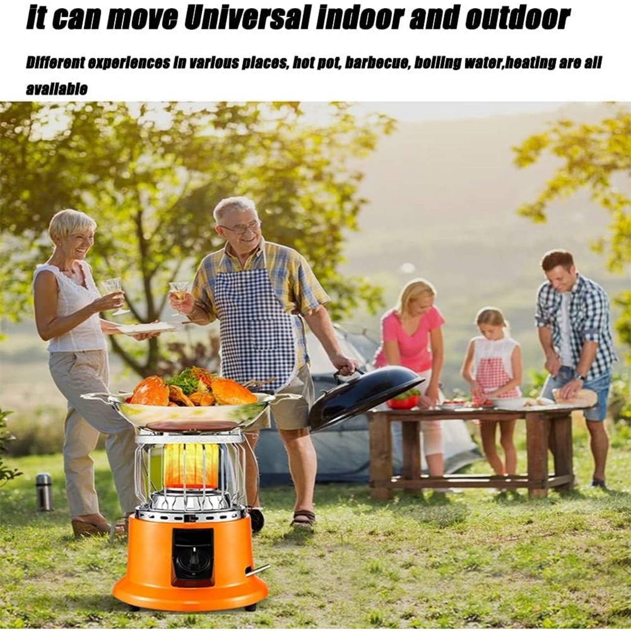 2 In 1 Gas Heater And Cooker