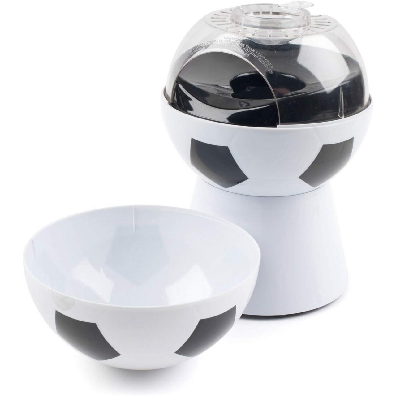 Football Hot Air Popcorn Maker with Serving Bowl