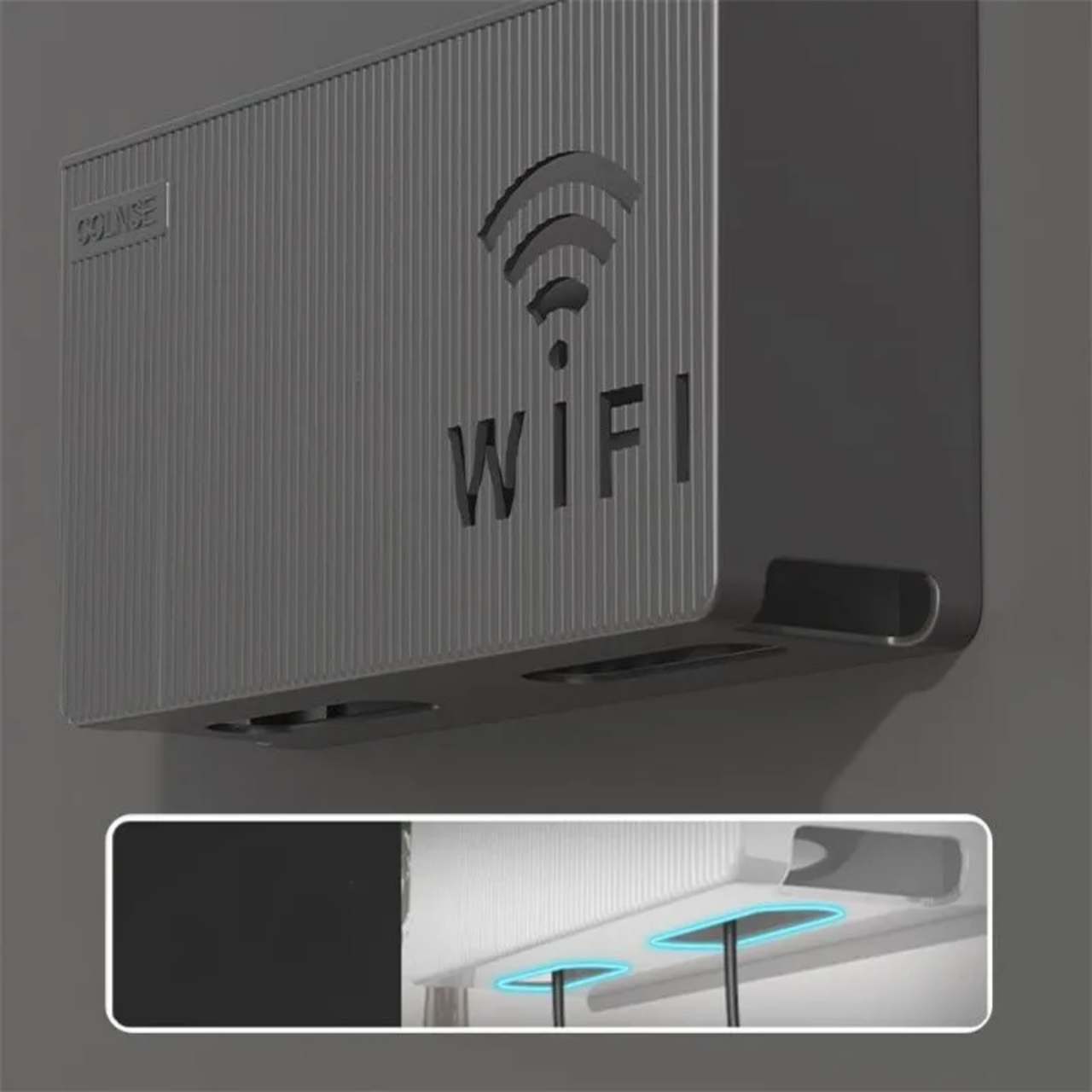 Wall Mounted WiFi Router Shelf