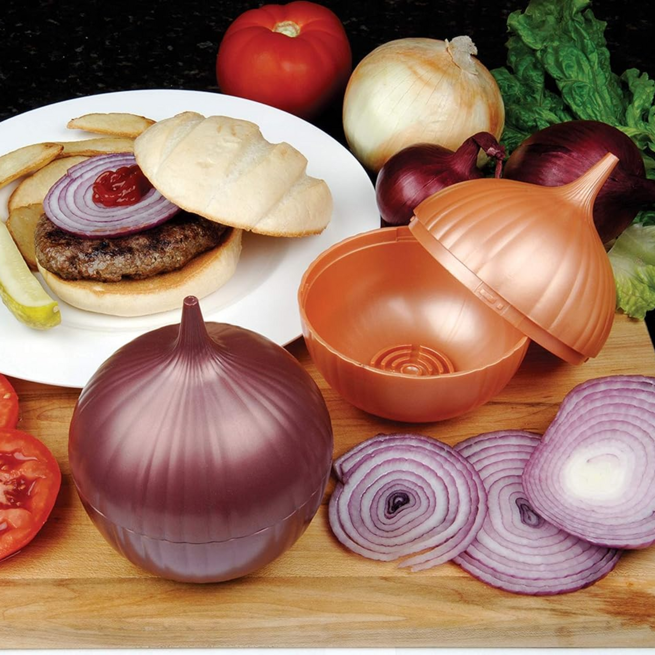 Food Storage Container Onion Saver