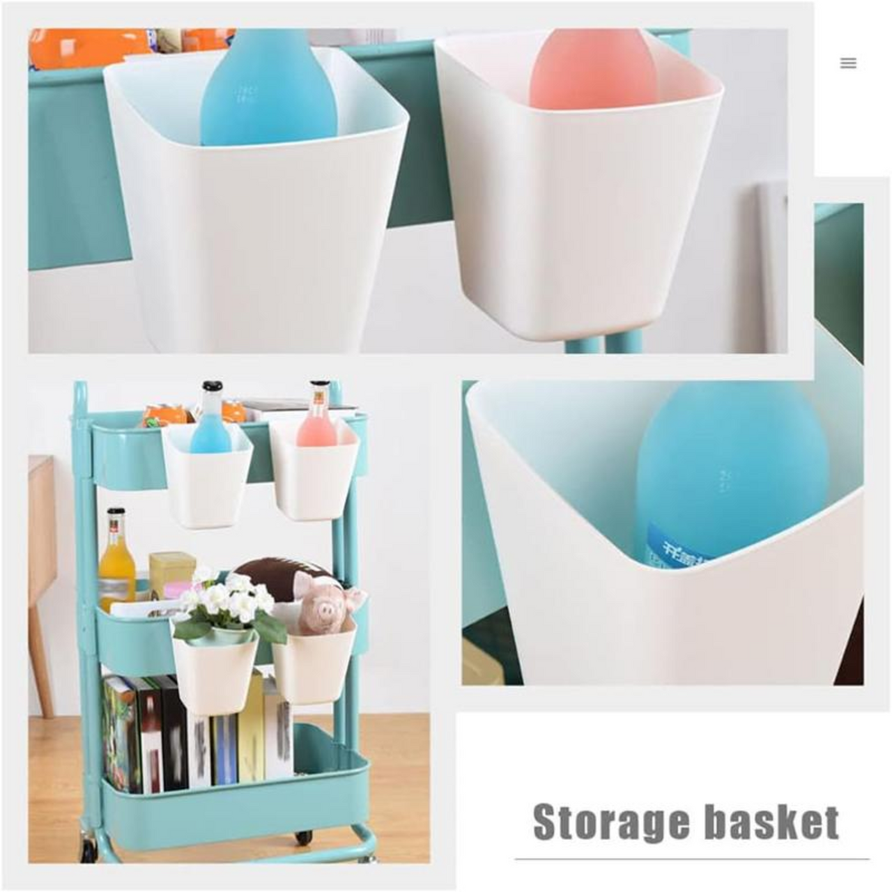 Portable Small Hanging Buckets