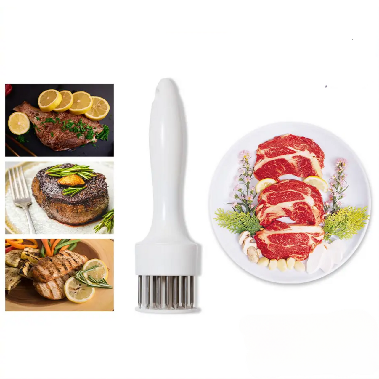 Stainless Steel Meat Tenderizer Needle Tool