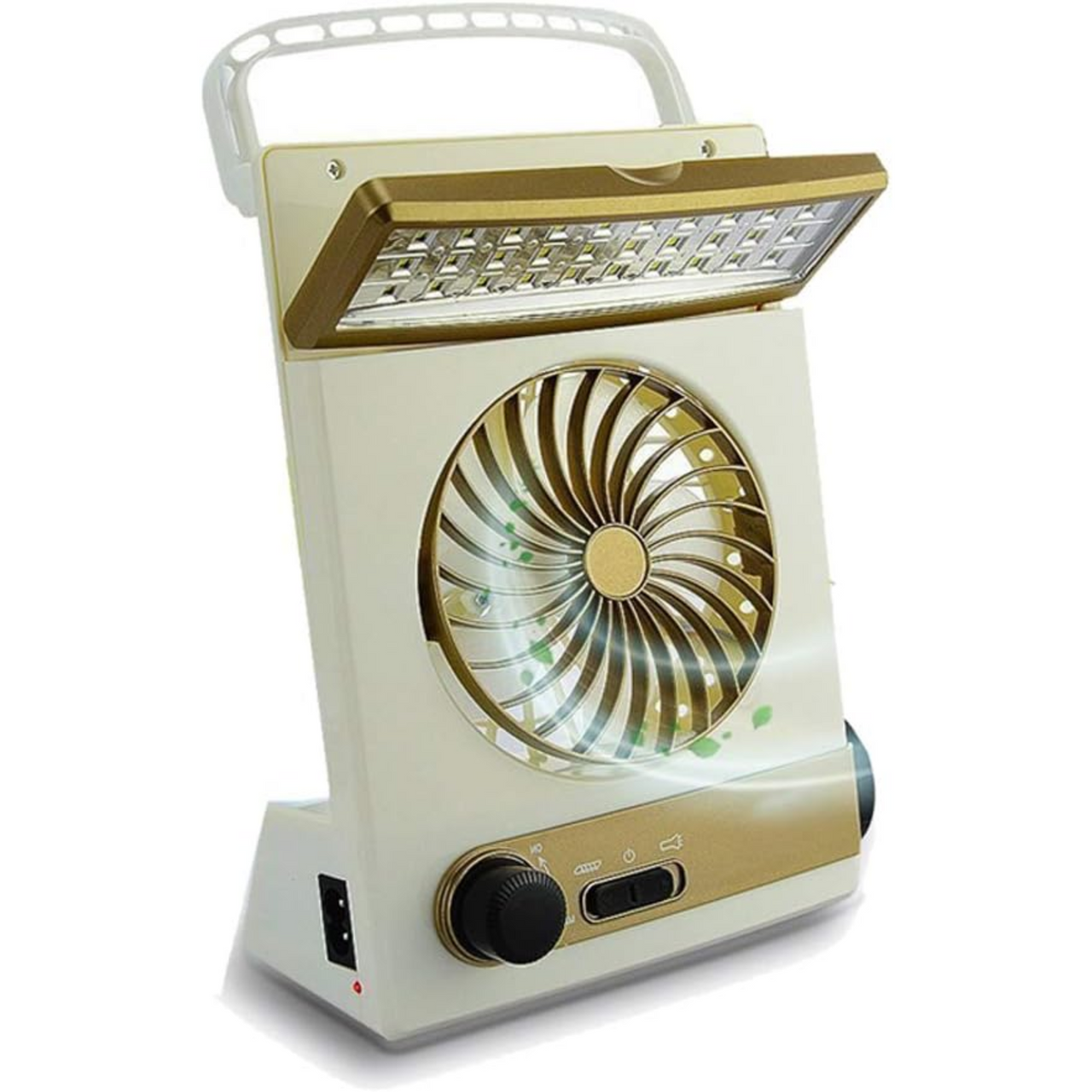 Multifunctional Solar Table Fan with Eye-Caring LED Lamp