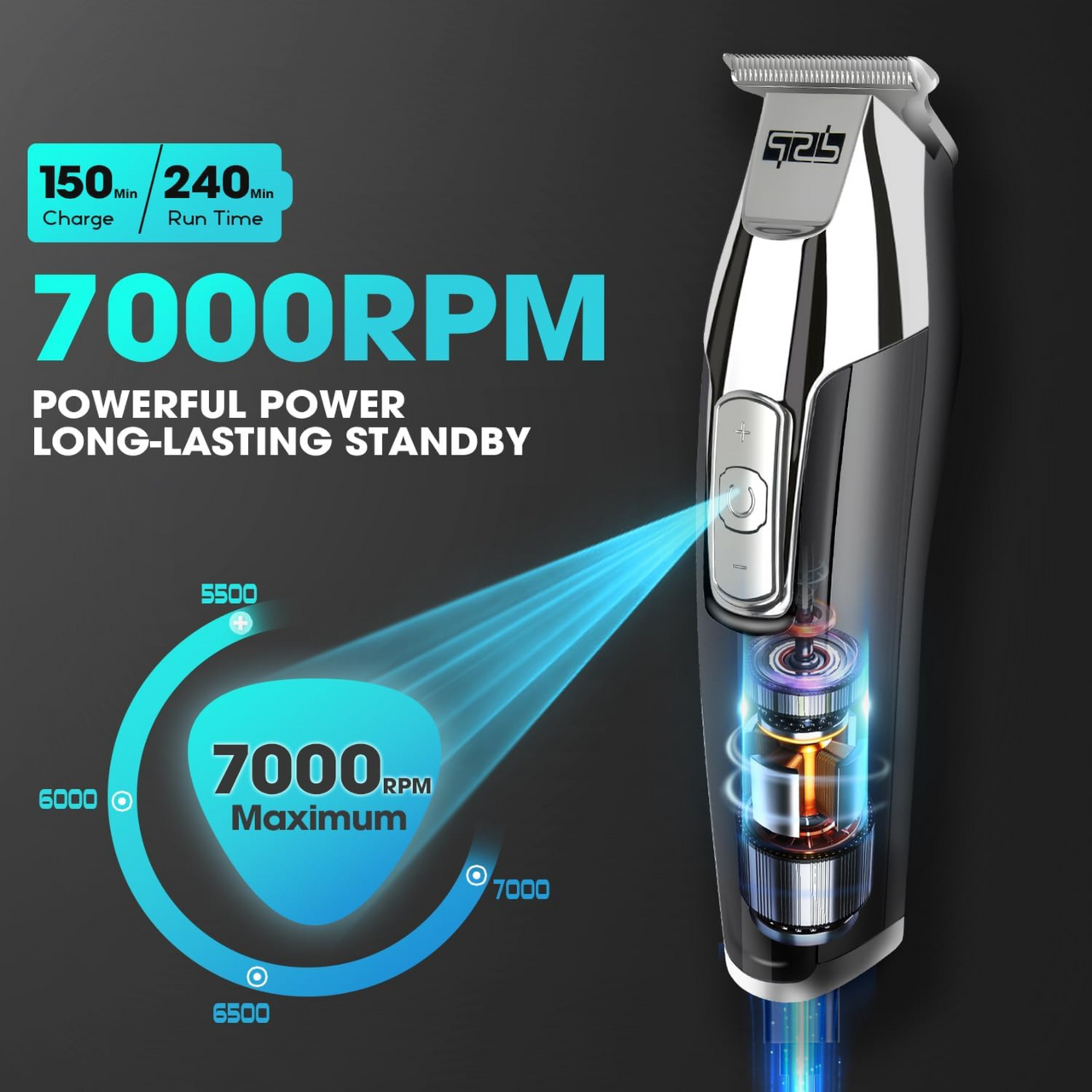 DSP Professional Hair Clipper With LED Display 90286