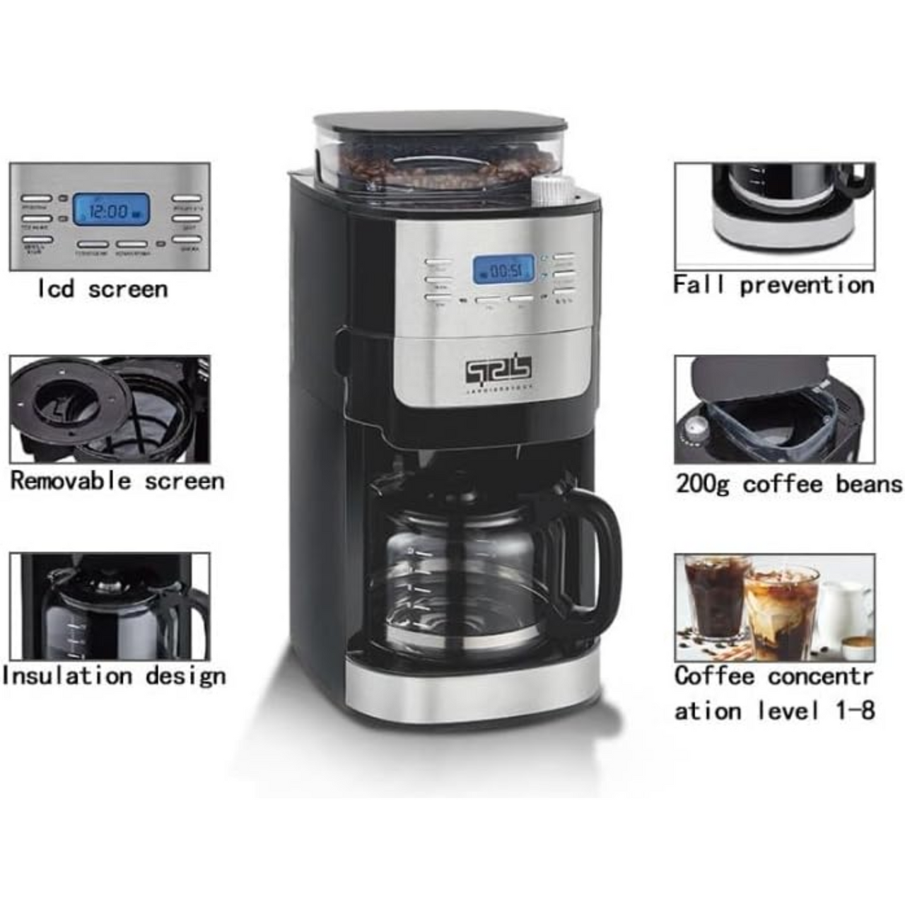 DSP 2in1 Automatic Coffee Machine KA-3055