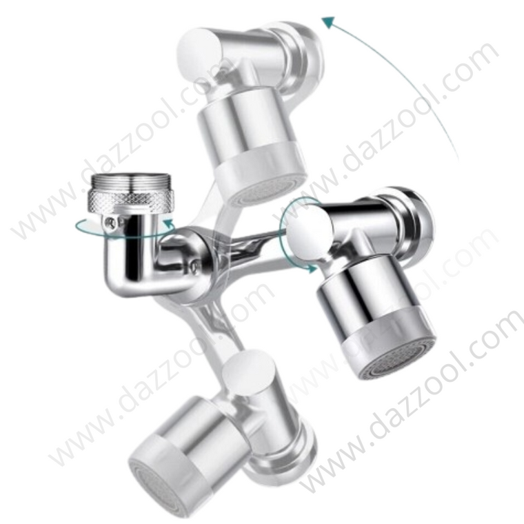 Stainless Steel Universal 1080° Swivel Robotic Arm Extension Faucet