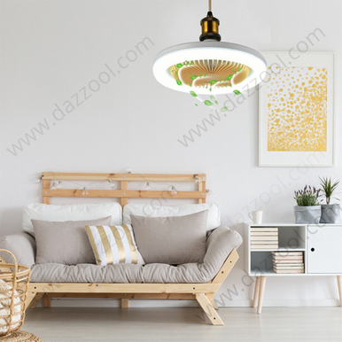 Ceiling Fan With LED Light E27 30W