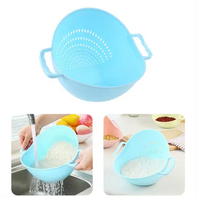 Plastic Drain Basket With 2-Handle