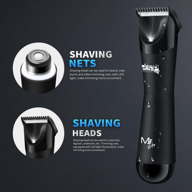 DSP Waterproof Double-Headed Body Trimmer With Led Light 60383