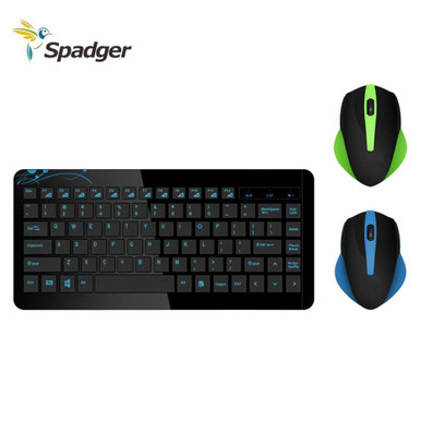 spadger computer wireless mouse keyboard sets - www.dazzool.com