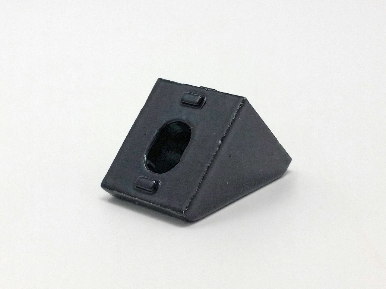 12x 90° 20mm Aluminum Brace/Angle Bracket for 2020 Extrusion - Black ...